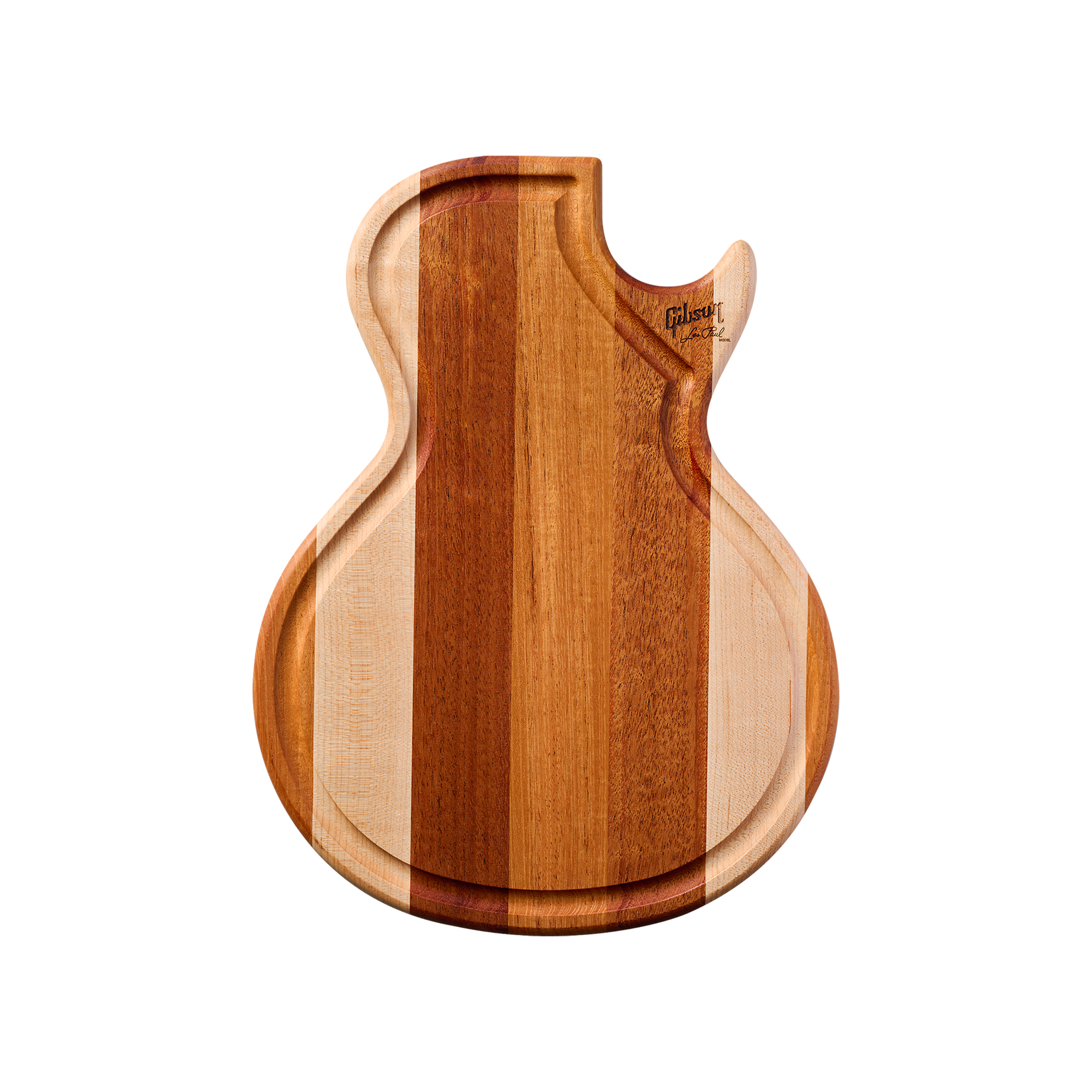 Gibson Multi-Wood Les Paul Cutting Board, Face Grain